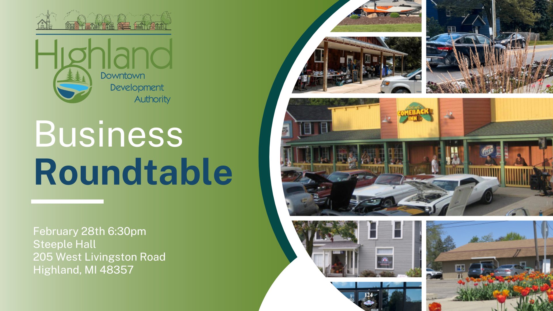 Business Roundtable – Highland MI DDA